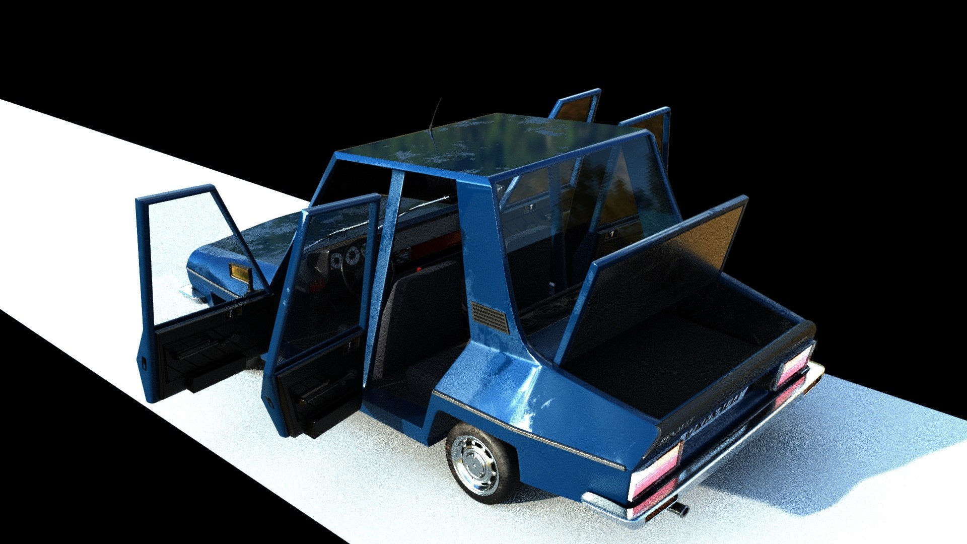 3D Cartoon Car Toros model - TurboSquid 1730090