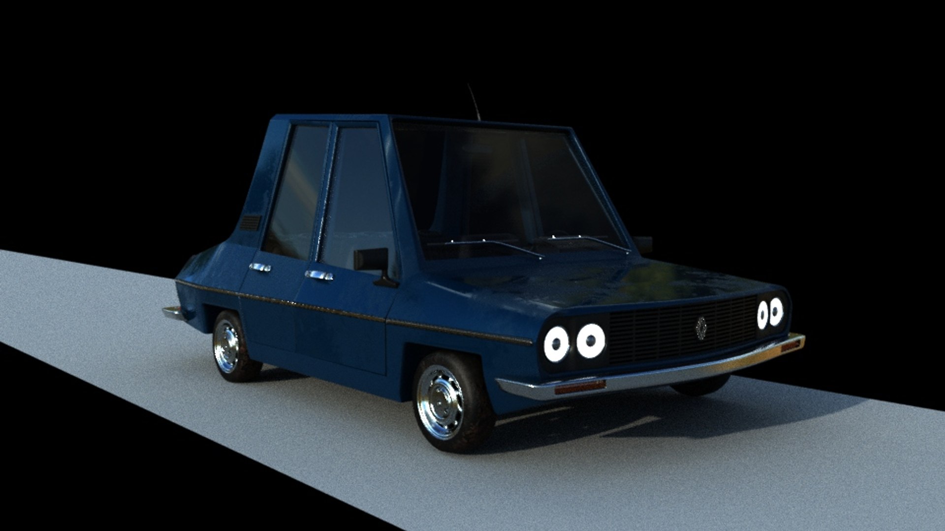 3D Cartoon Car Toros model - TurboSquid 1730090