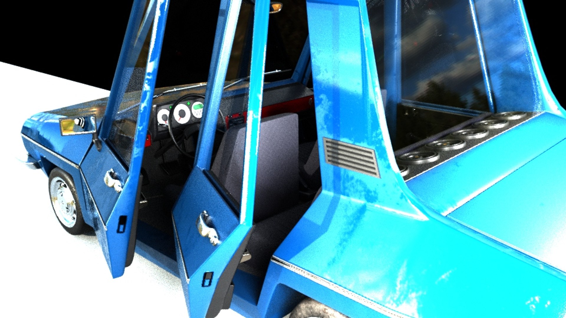 3D Cartoon Car Toros model - TurboSquid 1730090