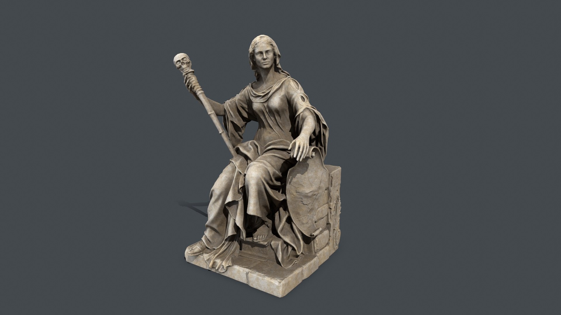 Woman Statue 3D Model - TurboSquid 2331893