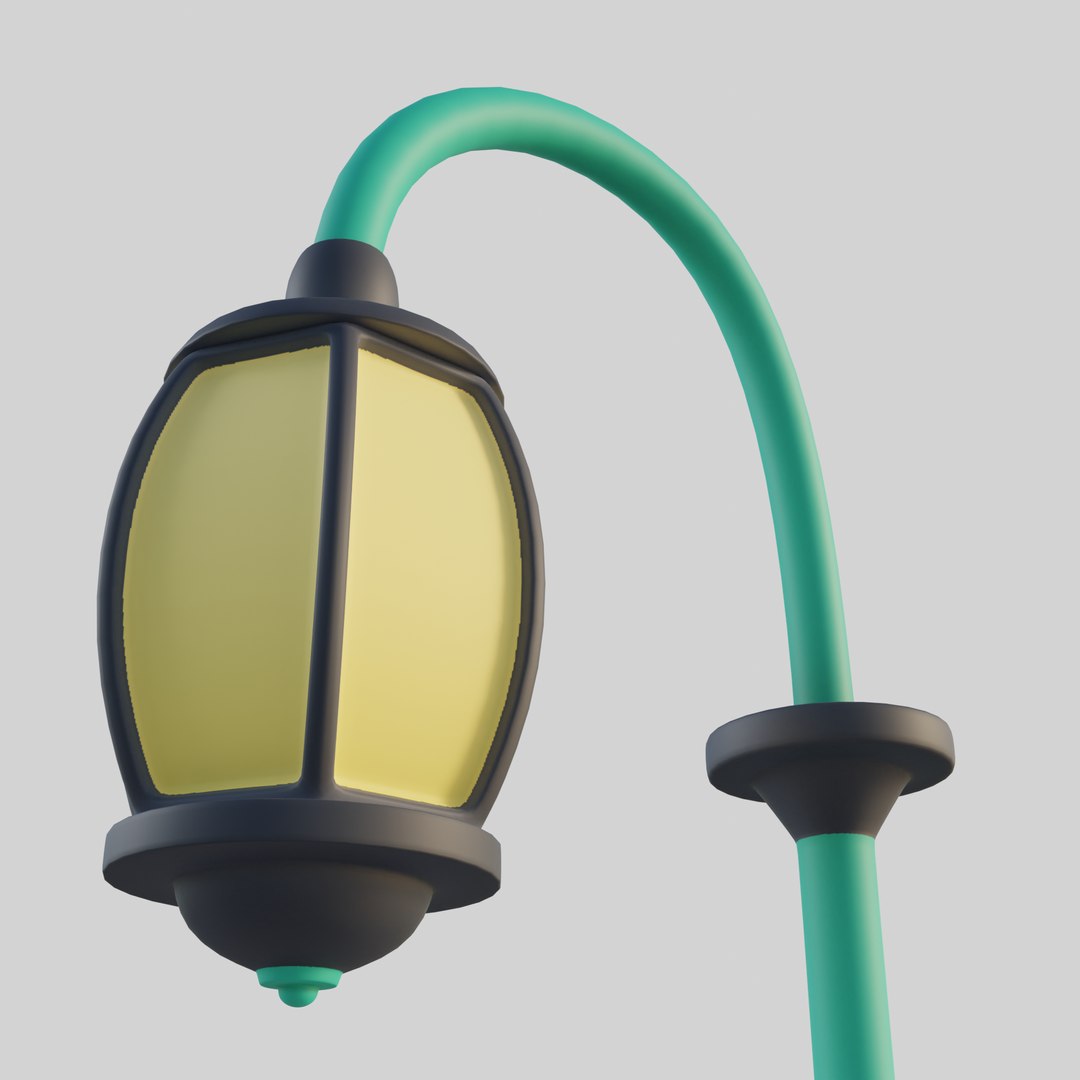 Cartoon Street Light 7 3D Model - TurboSquid 2054289
