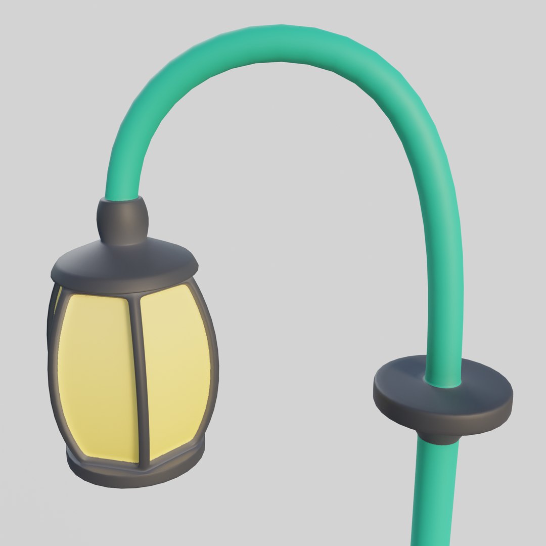 Cartoon Street Light 7 3D Model - TurboSquid 2054289