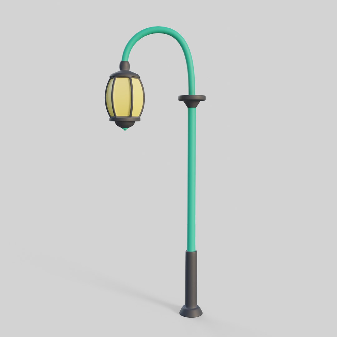Cartoon Street Light 7 3D Model - TurboSquid 2054289