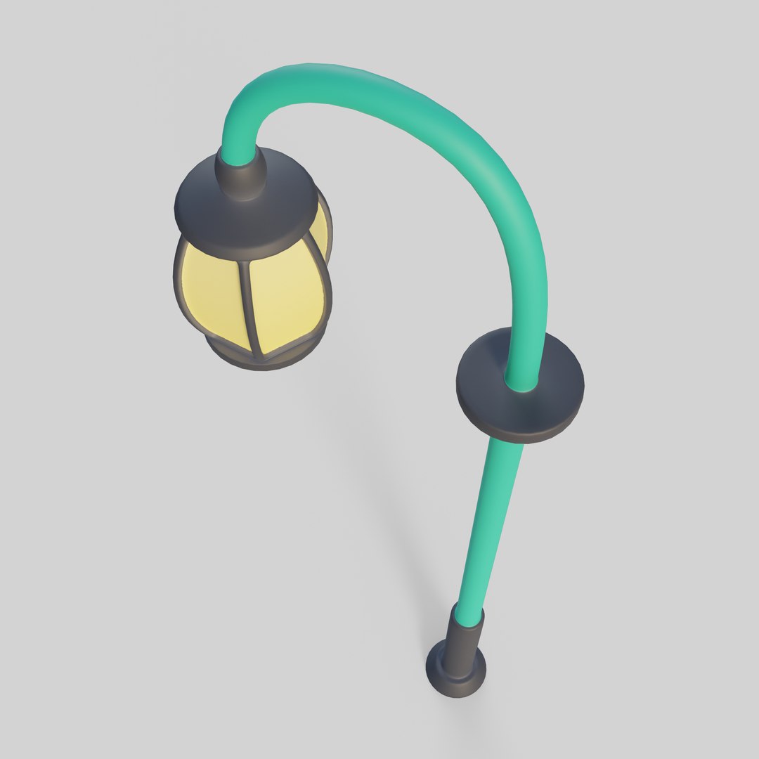 Cartoon Street Light 7 3D Model - TurboSquid 2054289