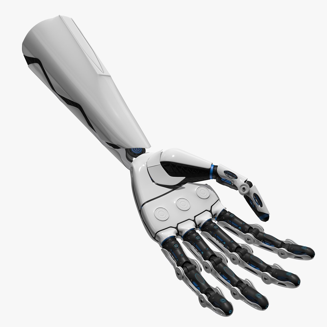 3D White Human Shaped Robot Hand - TurboSquid 2111611 3D White Human Shaped Robot Hand - TurboSquid 2111611