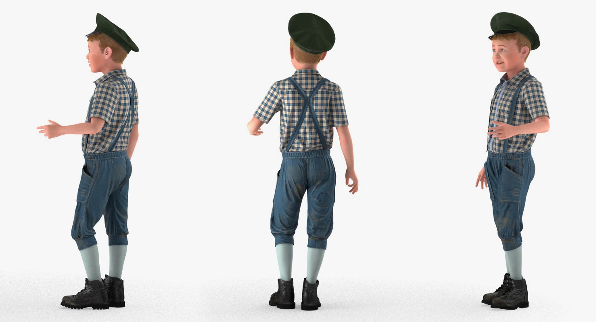 Realistic Child Boy Rigged 3D - TurboSquid 1312224