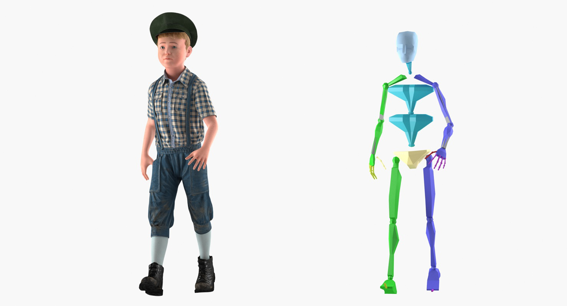 Realistic Child Boy Rigged 3D - TurboSquid 1312224