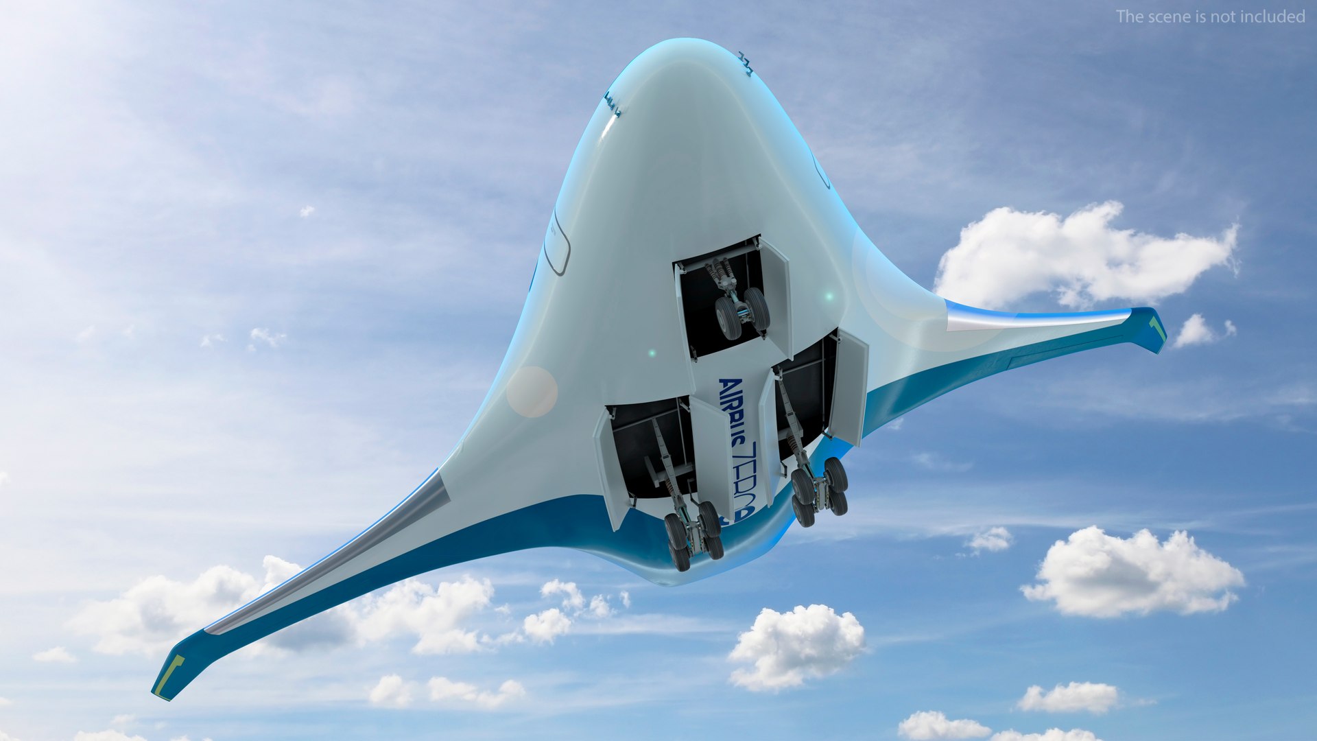 Airbus ZEROe Blended-Wing Body 3D model - TurboSquid 2041557