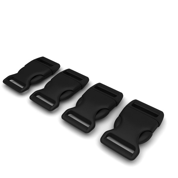 3d backpack quick release clips model