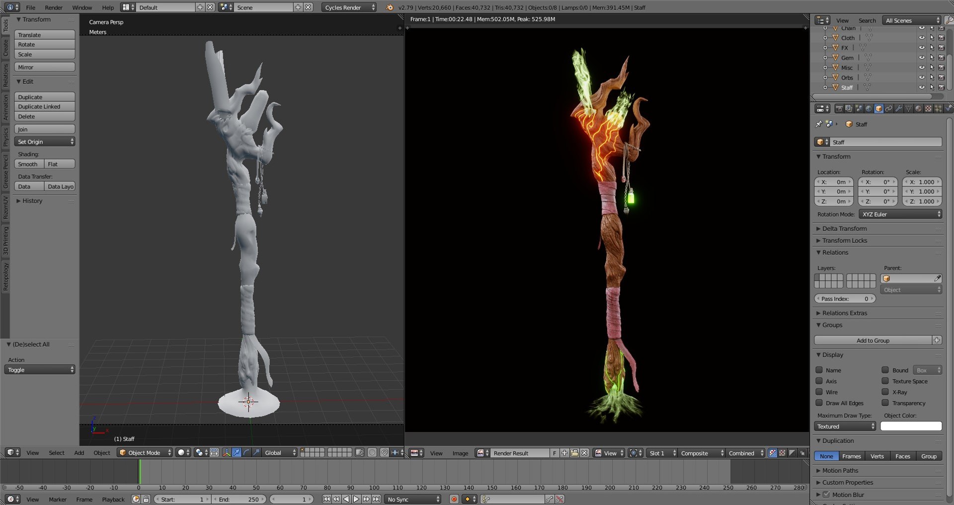 3D Model Soulkeeper Mages Staff - TurboSquid 1349477