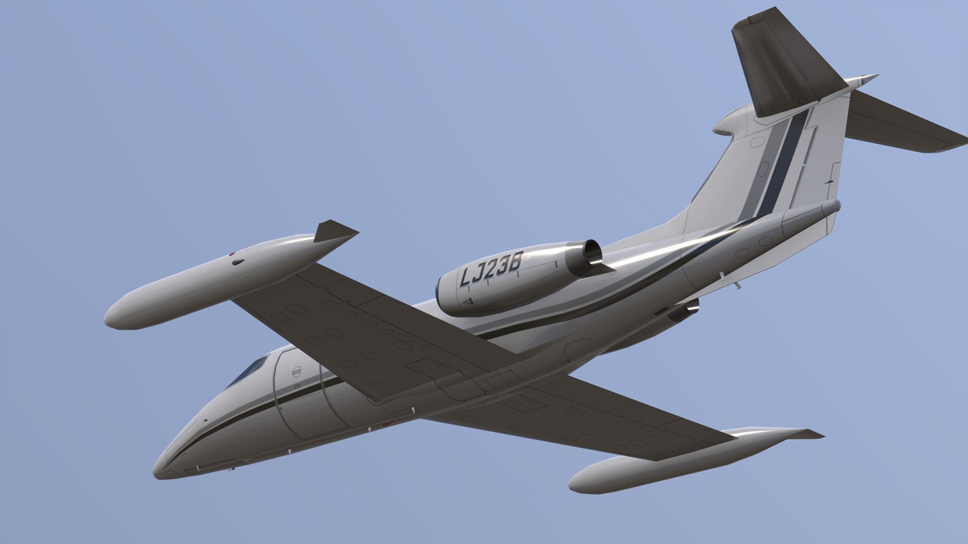 3D Model Learjet 23 - TurboSquid 2218173