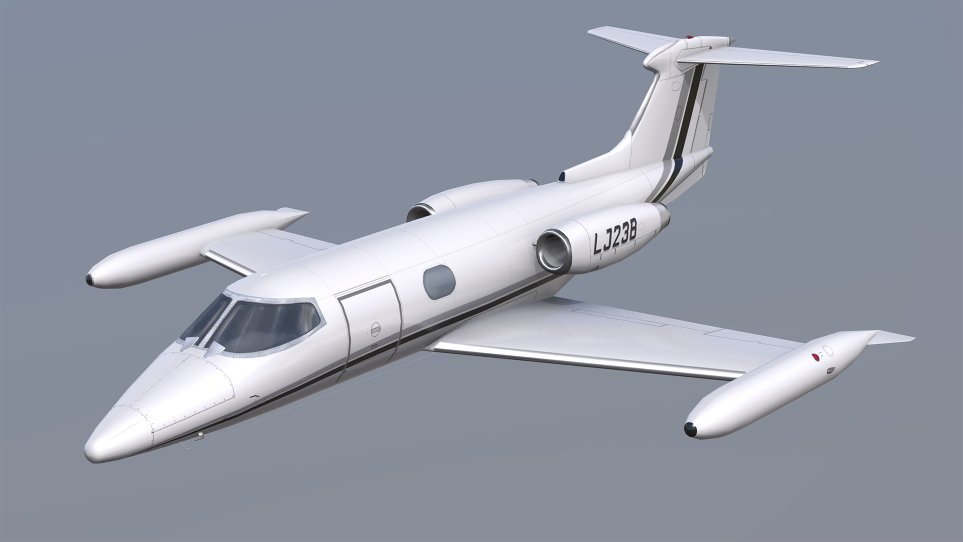 3D Model Learjet 23 - TurboSquid 2218173