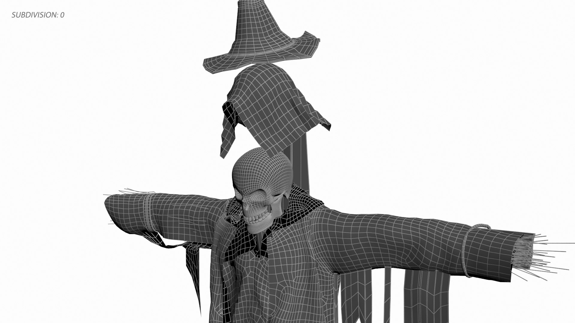 ScareCrow 3D Model - TurboSquid 2131159