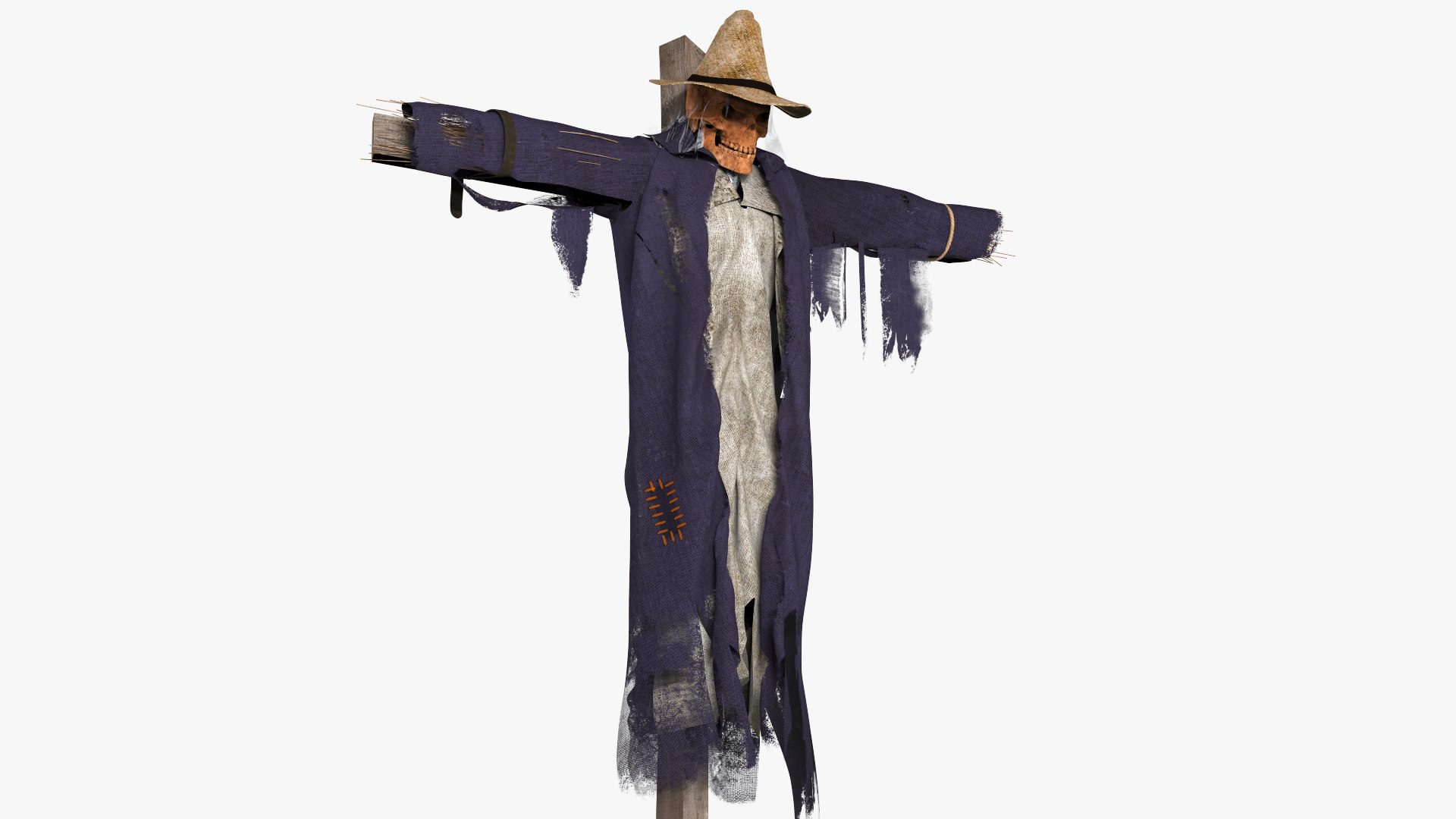 ScareCrow 3D Model - TurboSquid 2131159