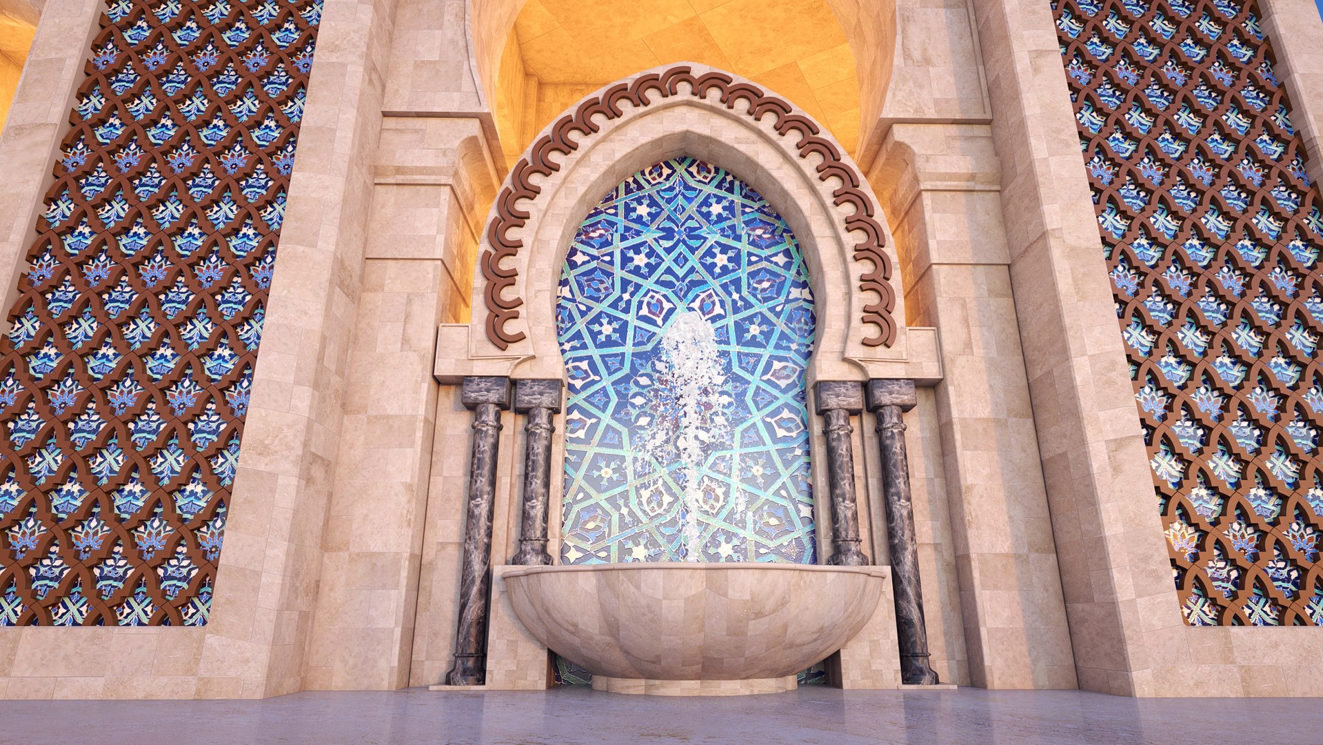 Hassan II Mosque 3D - TurboSquid 2384983