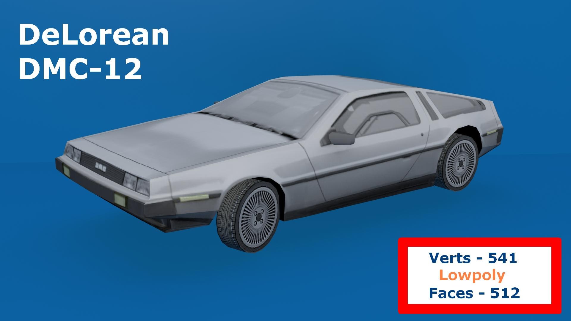 Max Delorean Dmc-12