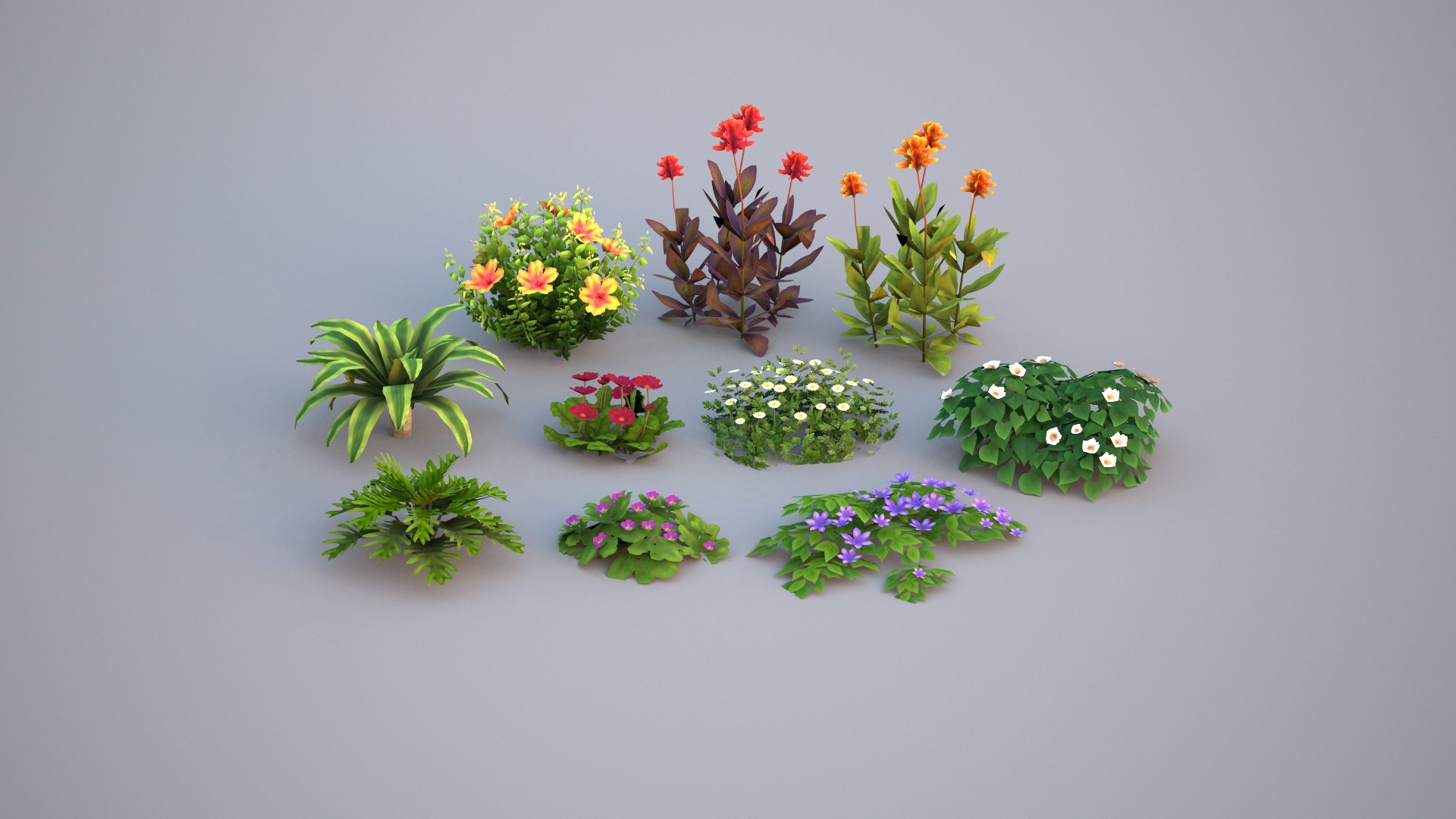 3D Plant Flower Model - TurboSquid 1418912