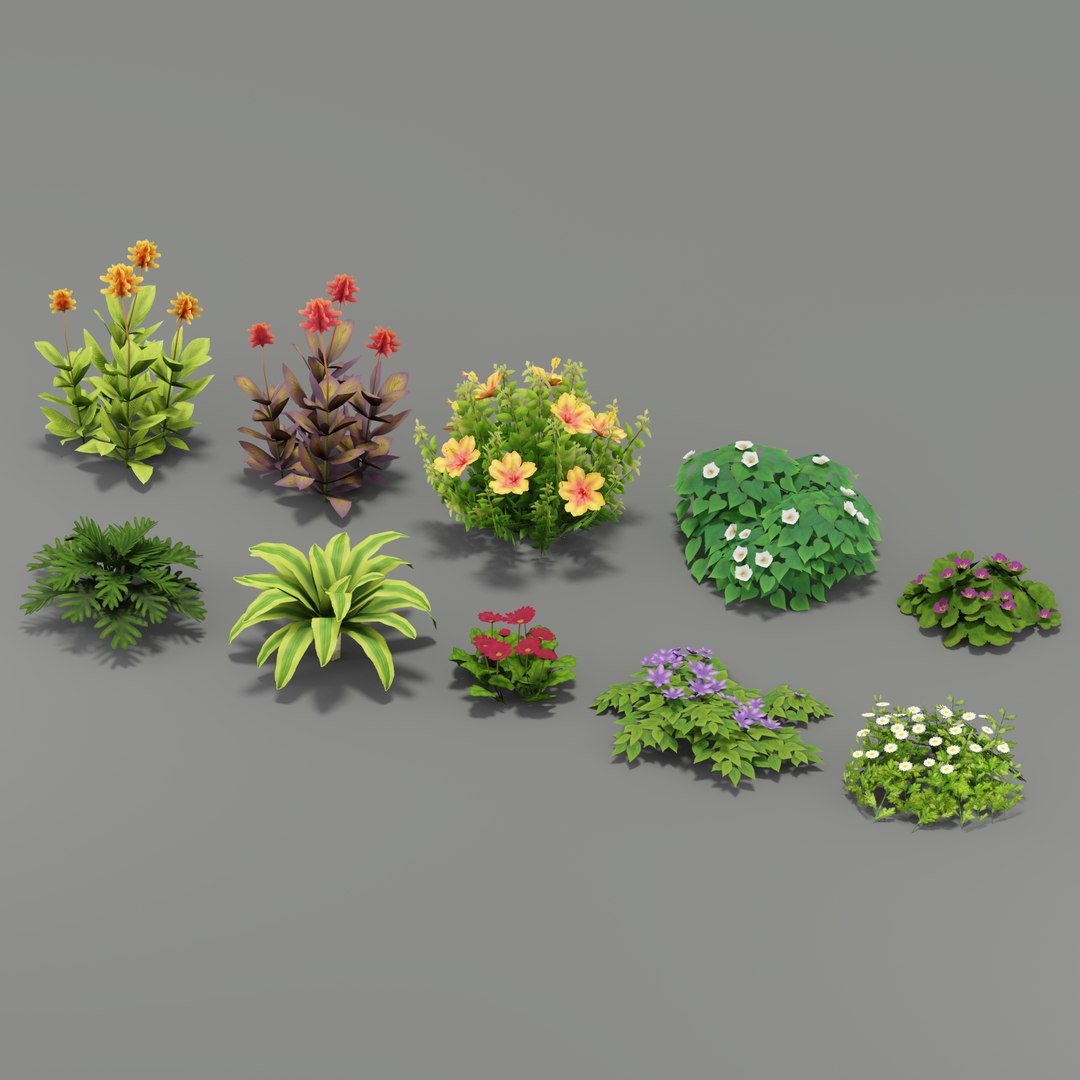 3D plant flower model - TurboSquid 1418912
