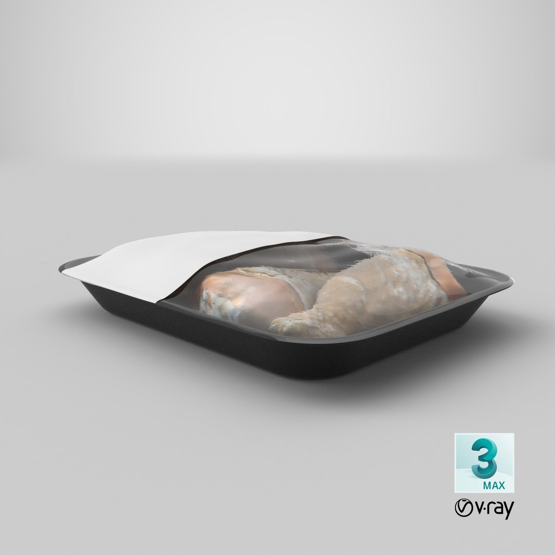 3D model meats-packaging-01---chicken - TurboSquid 1328155