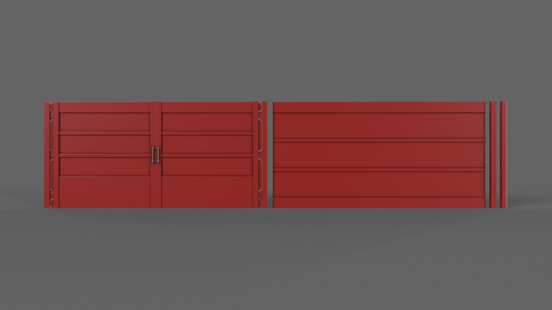 3D PBR Gate And Fence 2 - TurboSquid 2320664