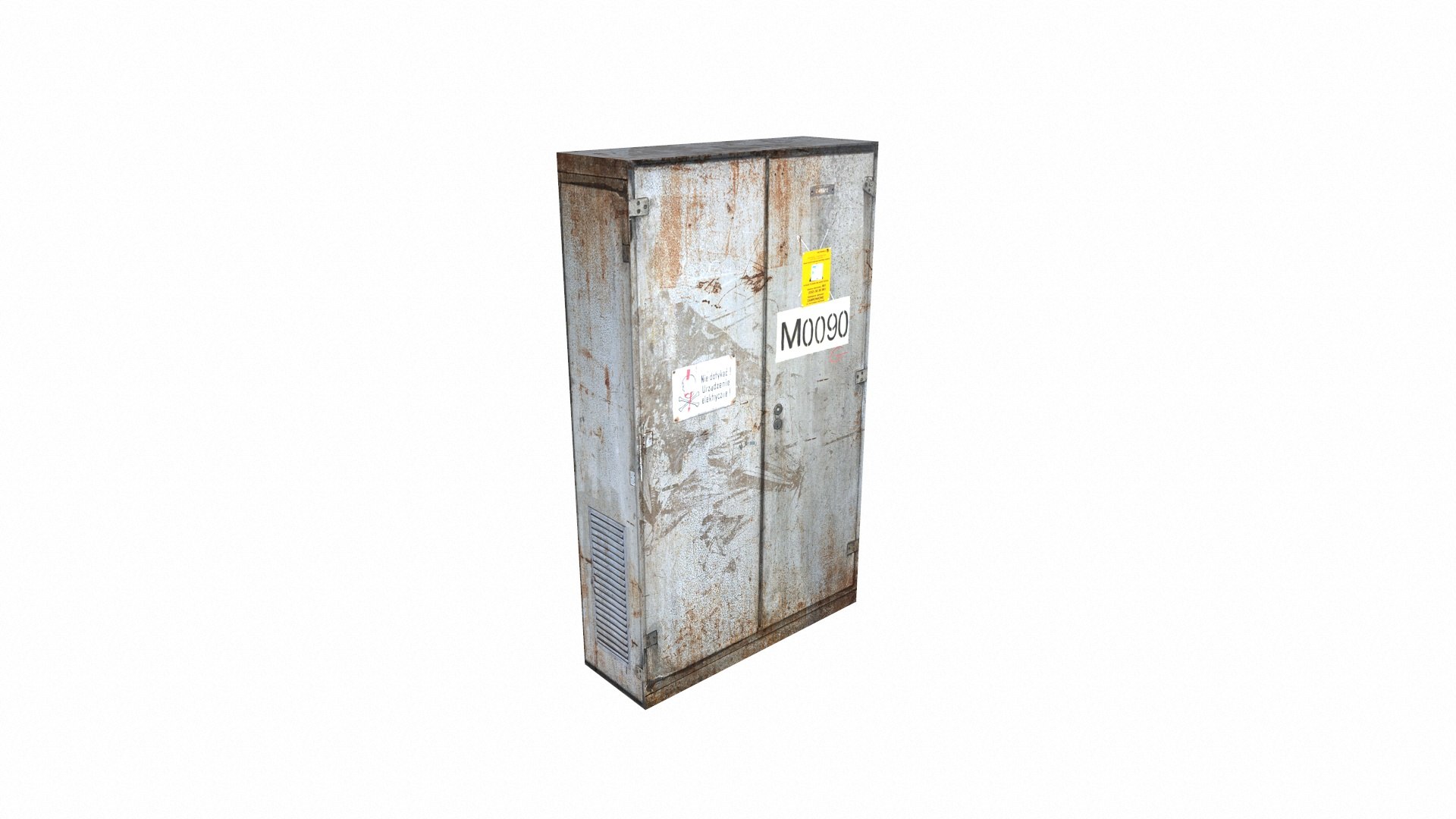 Electric Utility Box HD 3D Model - TurboSquid 2340731