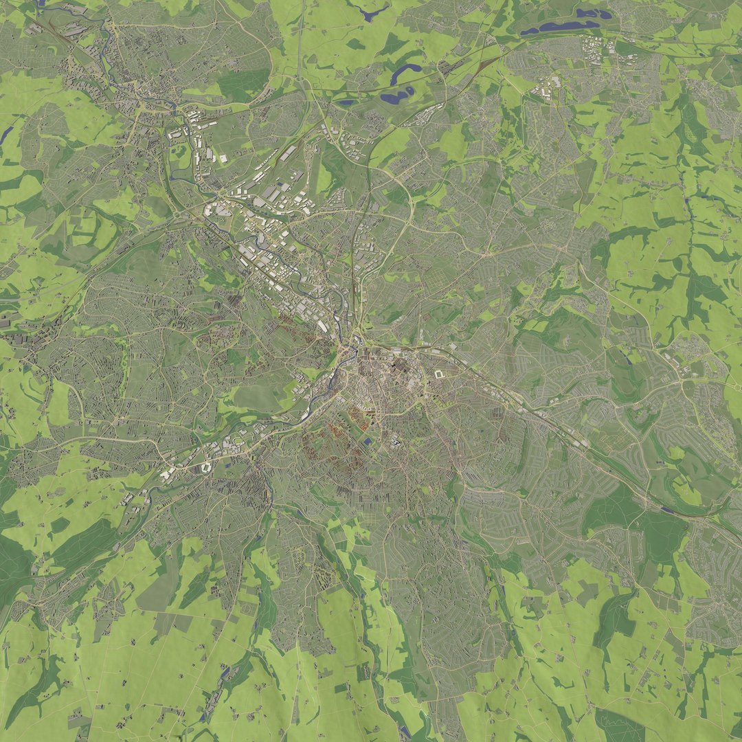 3D Sheffield England - City And Urban - TurboSquid 2330401