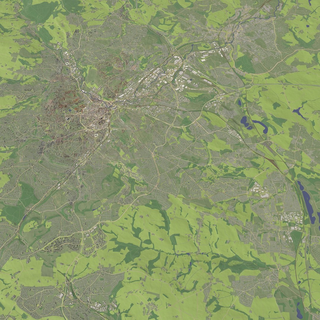 3D Sheffield England - City And Urban - TurboSquid 2330401