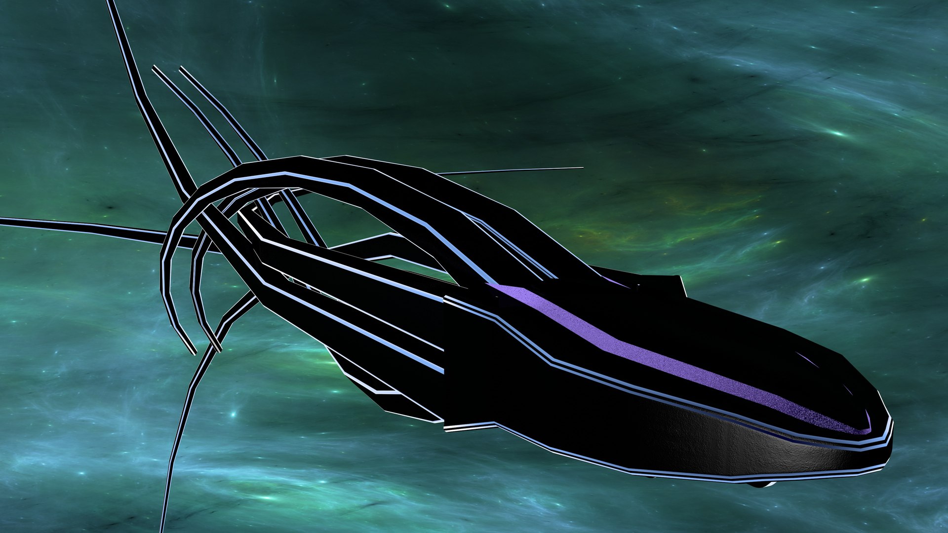 3D Submarine Spaceship - TurboSquid 1701800