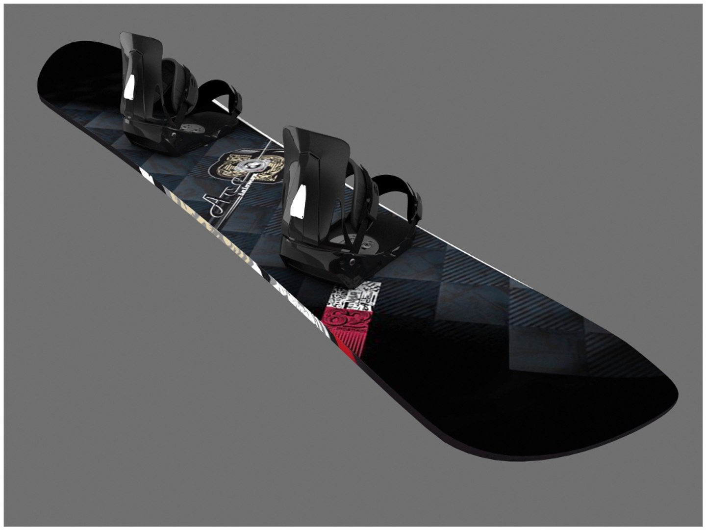 Snow Board Snowboard Dxf