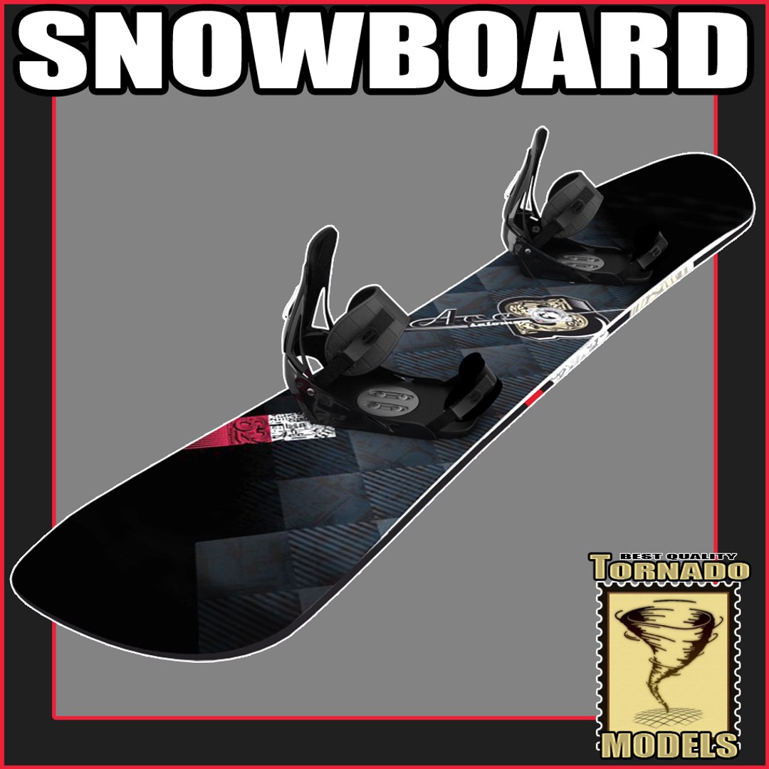 Snow Board Snowboard Dxf