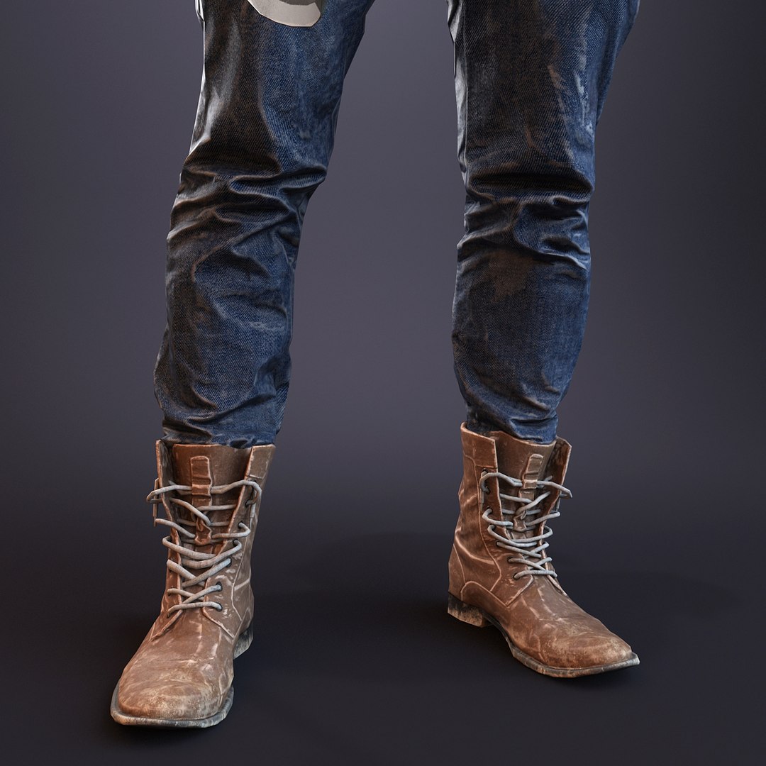 Realistic Bag Character 3d Model