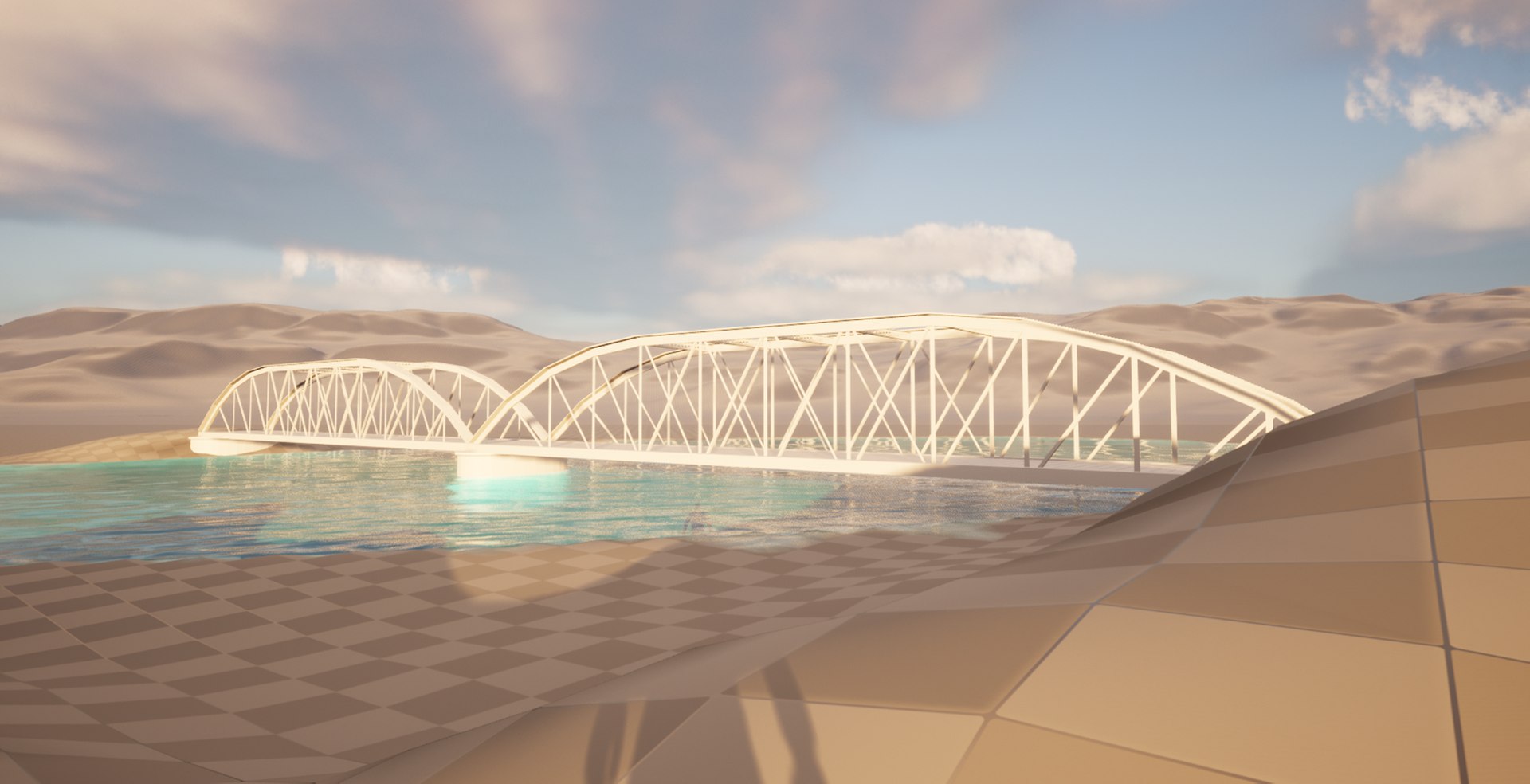 3D Model Old Tsardom Of Russia Style Bridge - TurboSquid 2060663