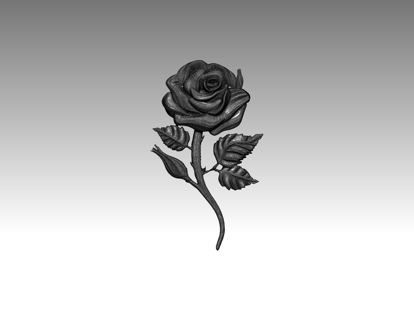 Rose Relief Statue 3D Model - TurboSquid 2394982