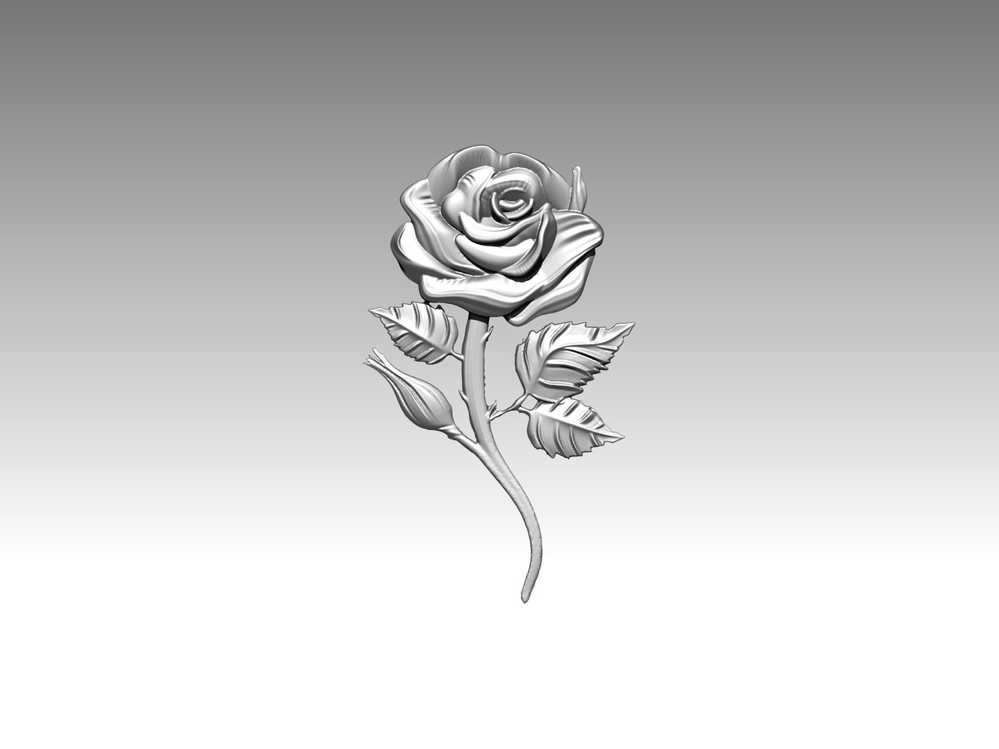 Rose Relief Statue 3D Model - TurboSquid 2394982