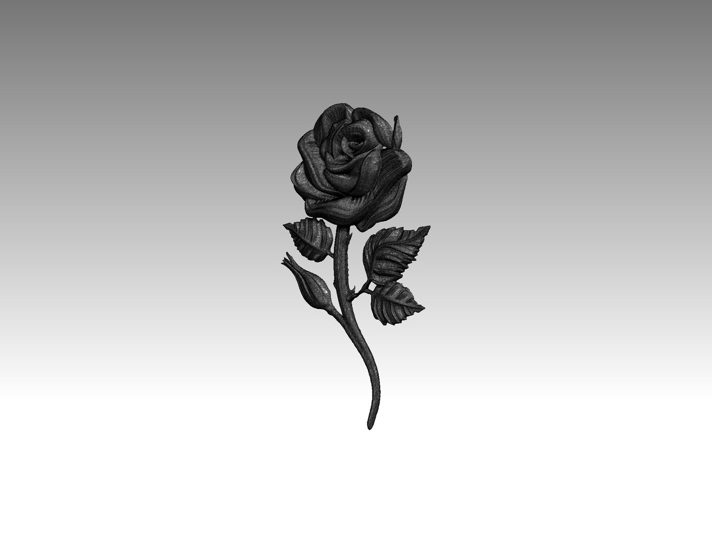 Rose Relief Statue 3D Model - TurboSquid 2394982