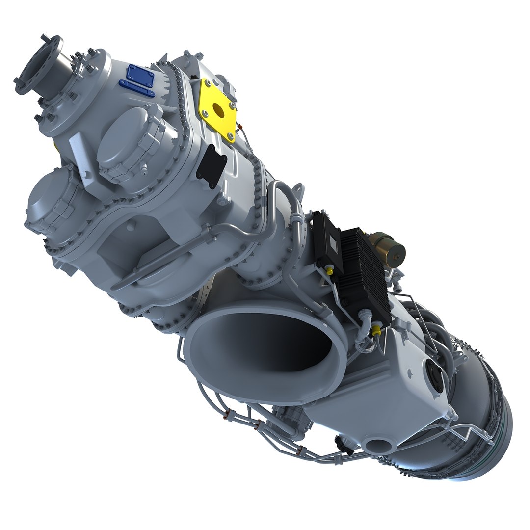 Pratt Whitney Canada Pw100 3d Model