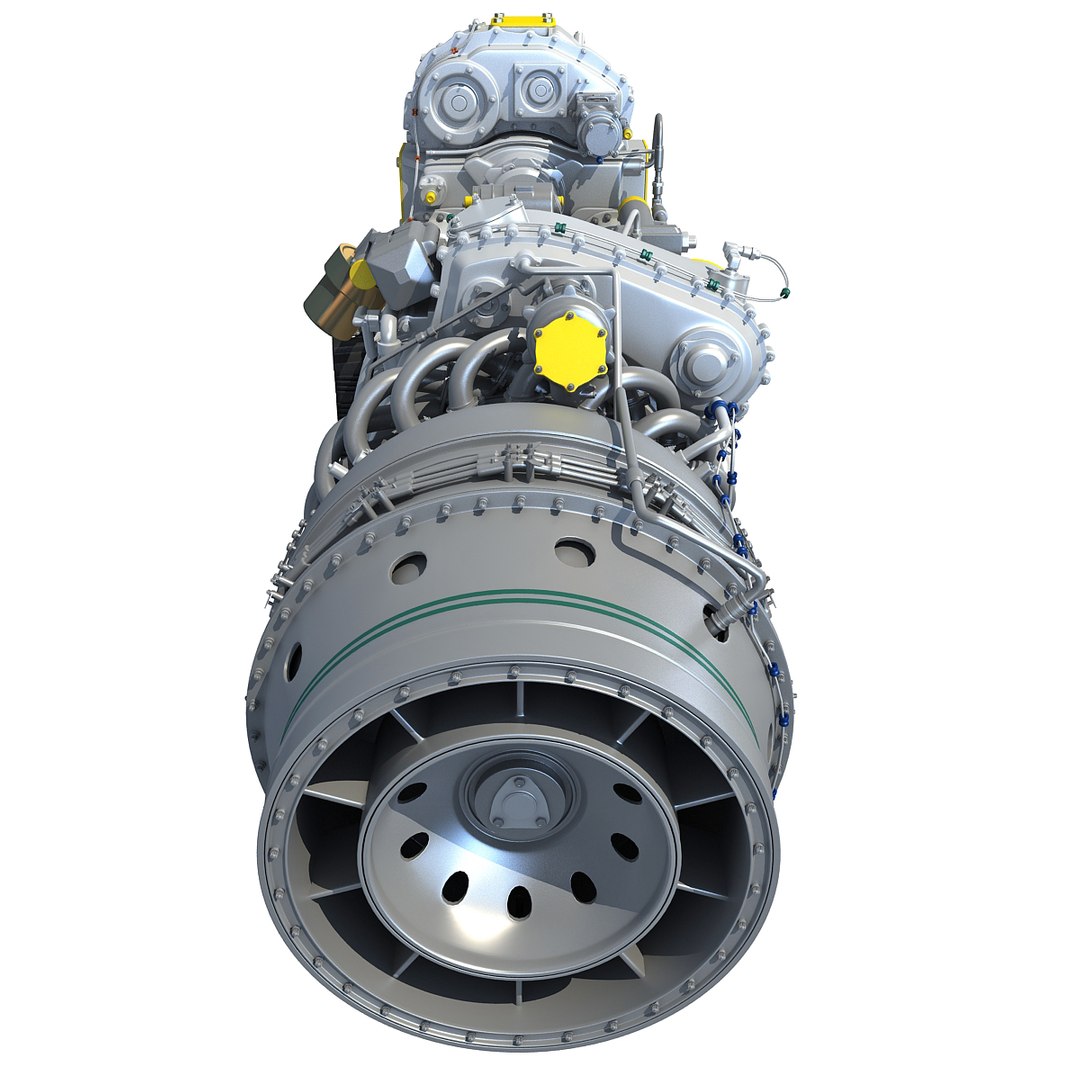 Pratt Whitney Canada Pw100 3d Model