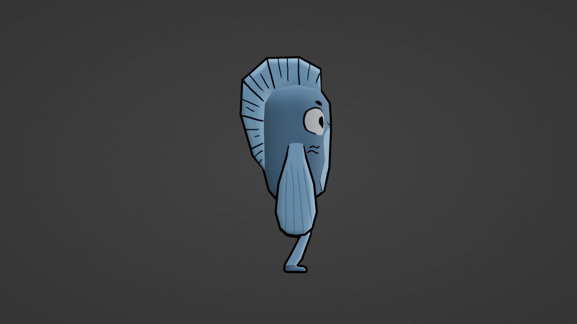 TEXTURED AND ANIMATED CUTE FISH 3D - TurboSquid 2223188