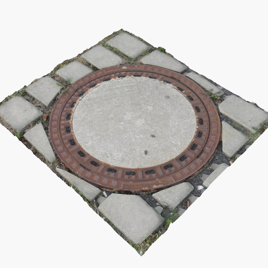 Manhole Cover 3d Model