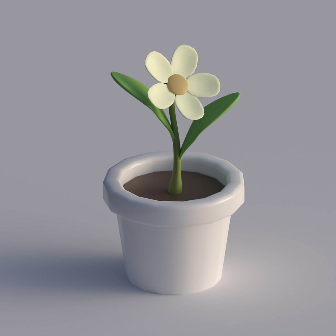 Flower Model - TurboSquid 2197954