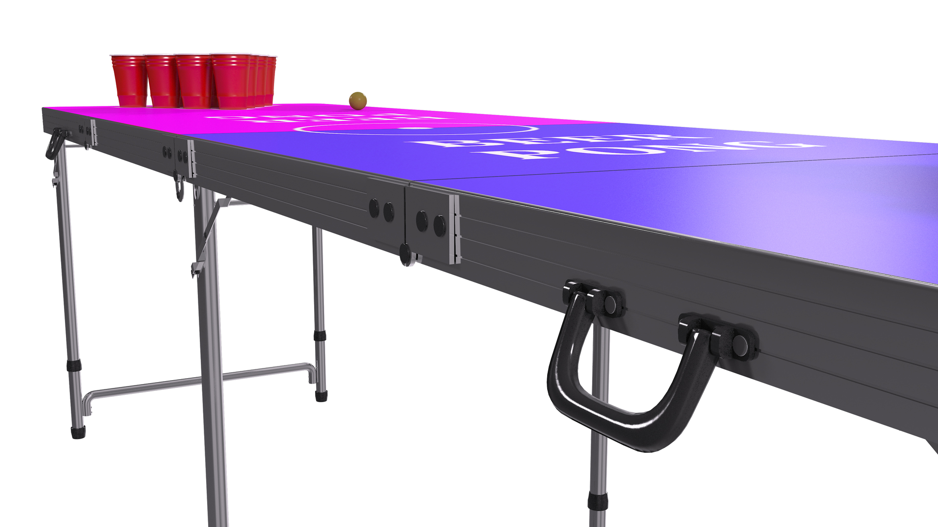 modelo 3d Mesa plegable Cup Pong - TurboSquid 1835035