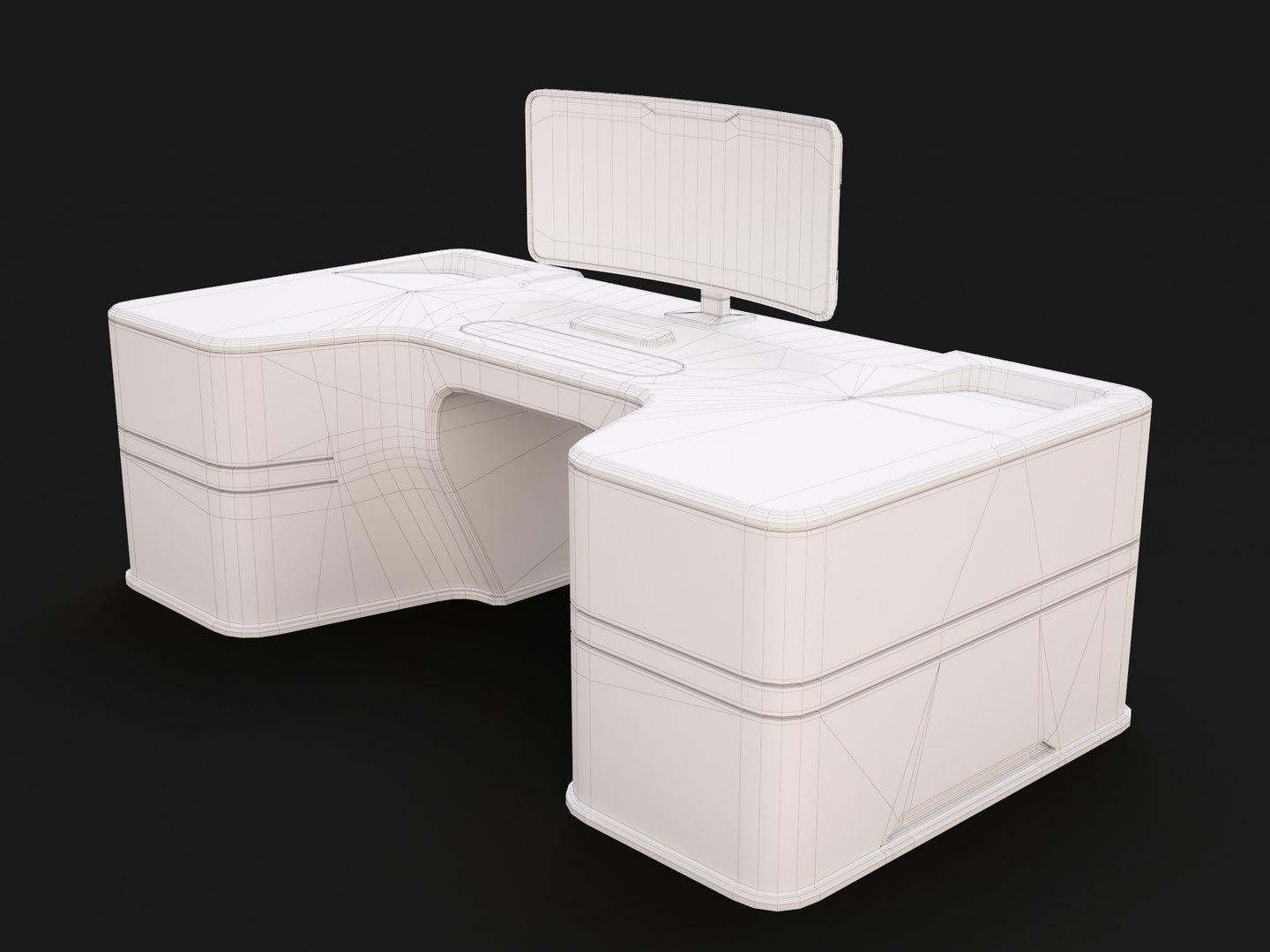 Lab Table 02 3D Model - TurboSquid 1350820