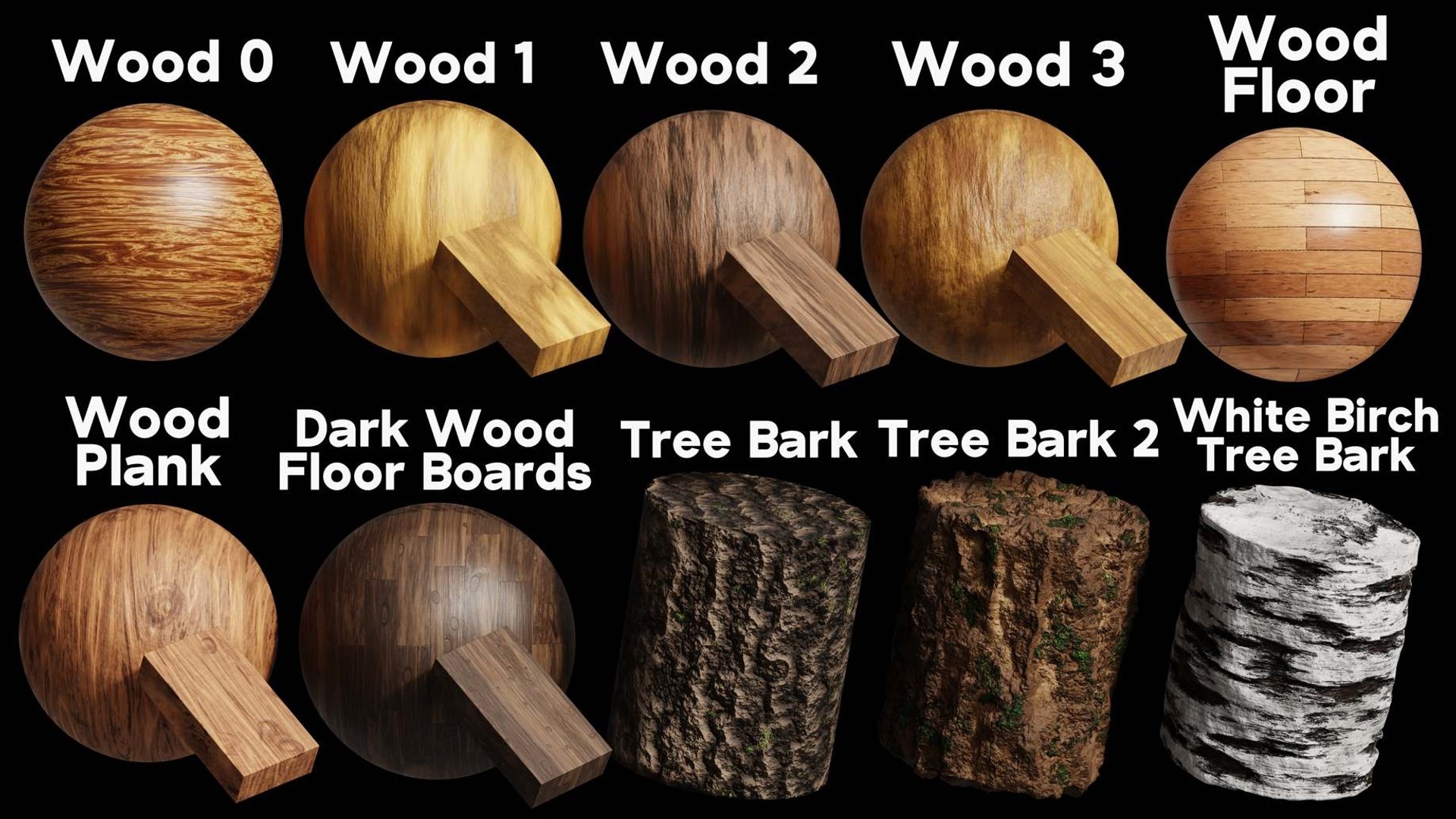 Blender Procedural Wood Material Pack 1 3D - TurboSquid 2219655