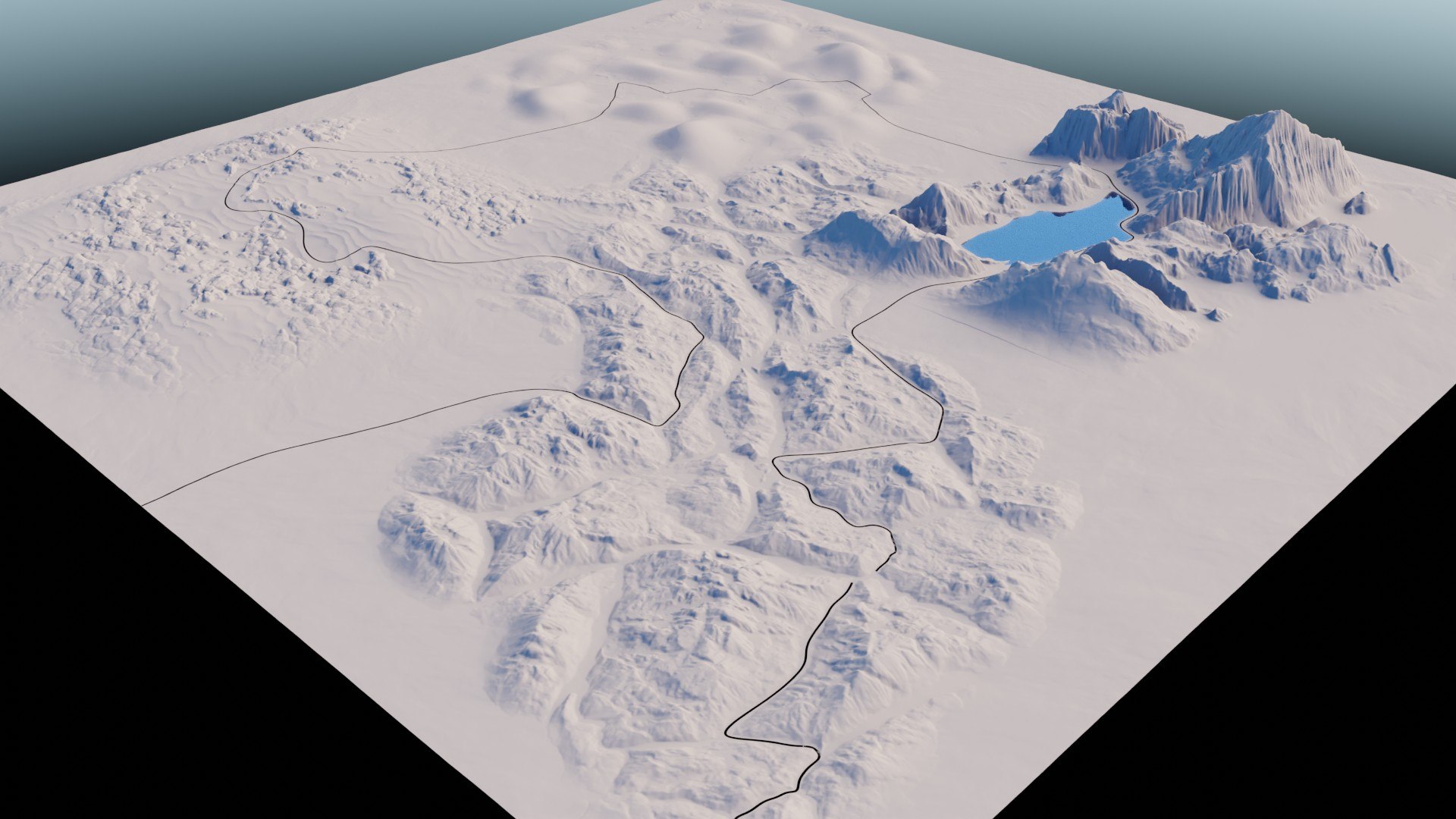 Four Biomes 3D - TurboSquid 1968810