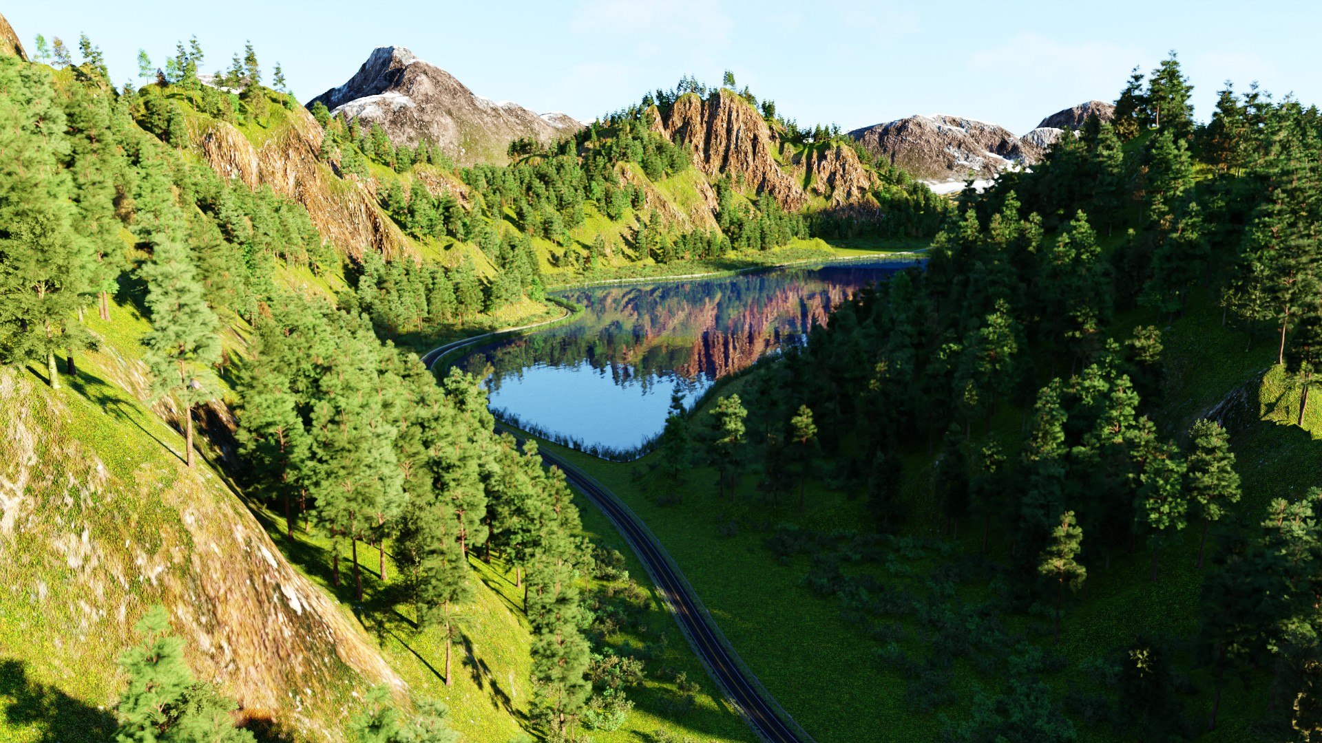 Four Biomes 3D - TurboSquid 1968810