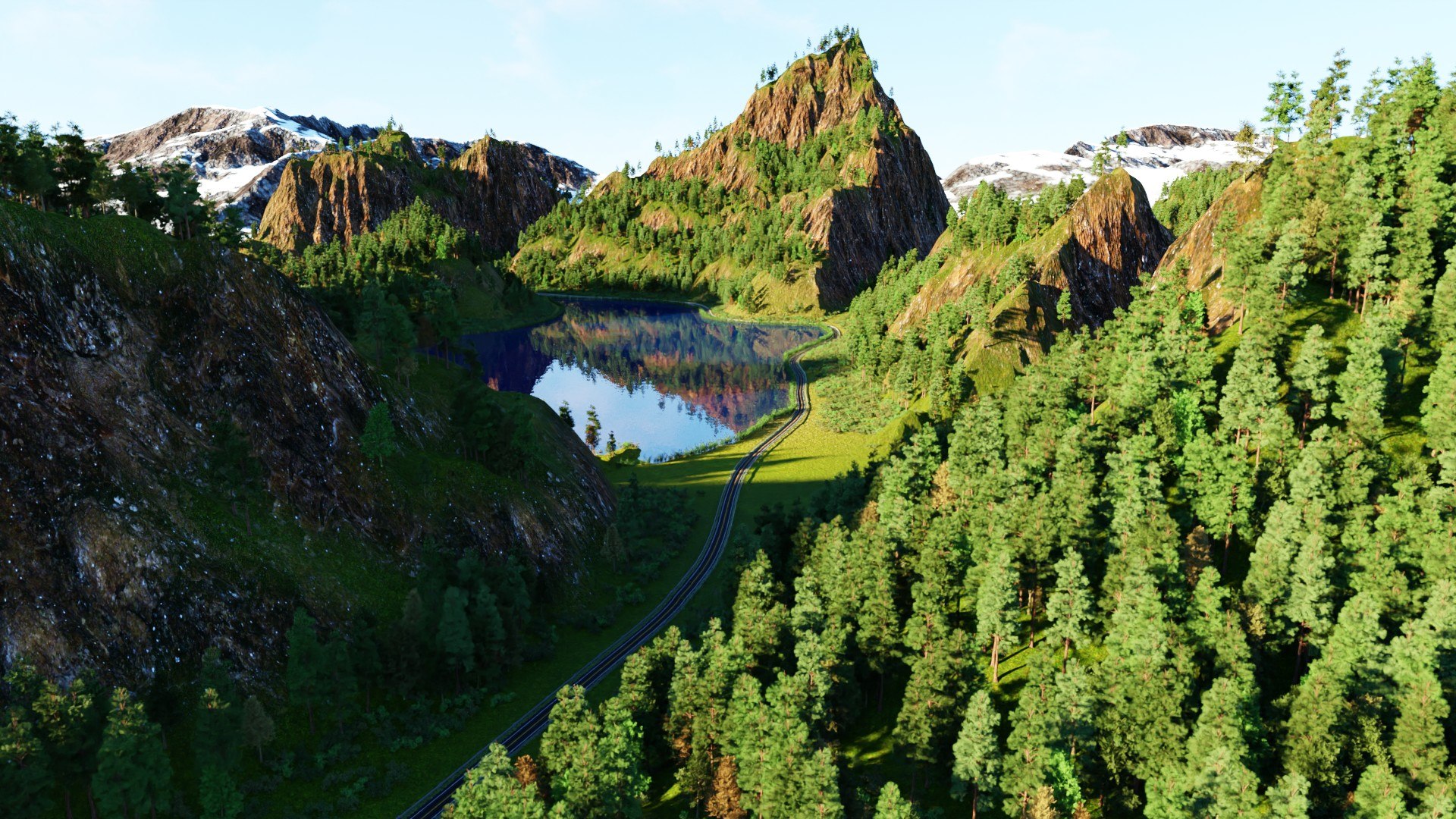 Four Biomes 3D - TurboSquid 1968810