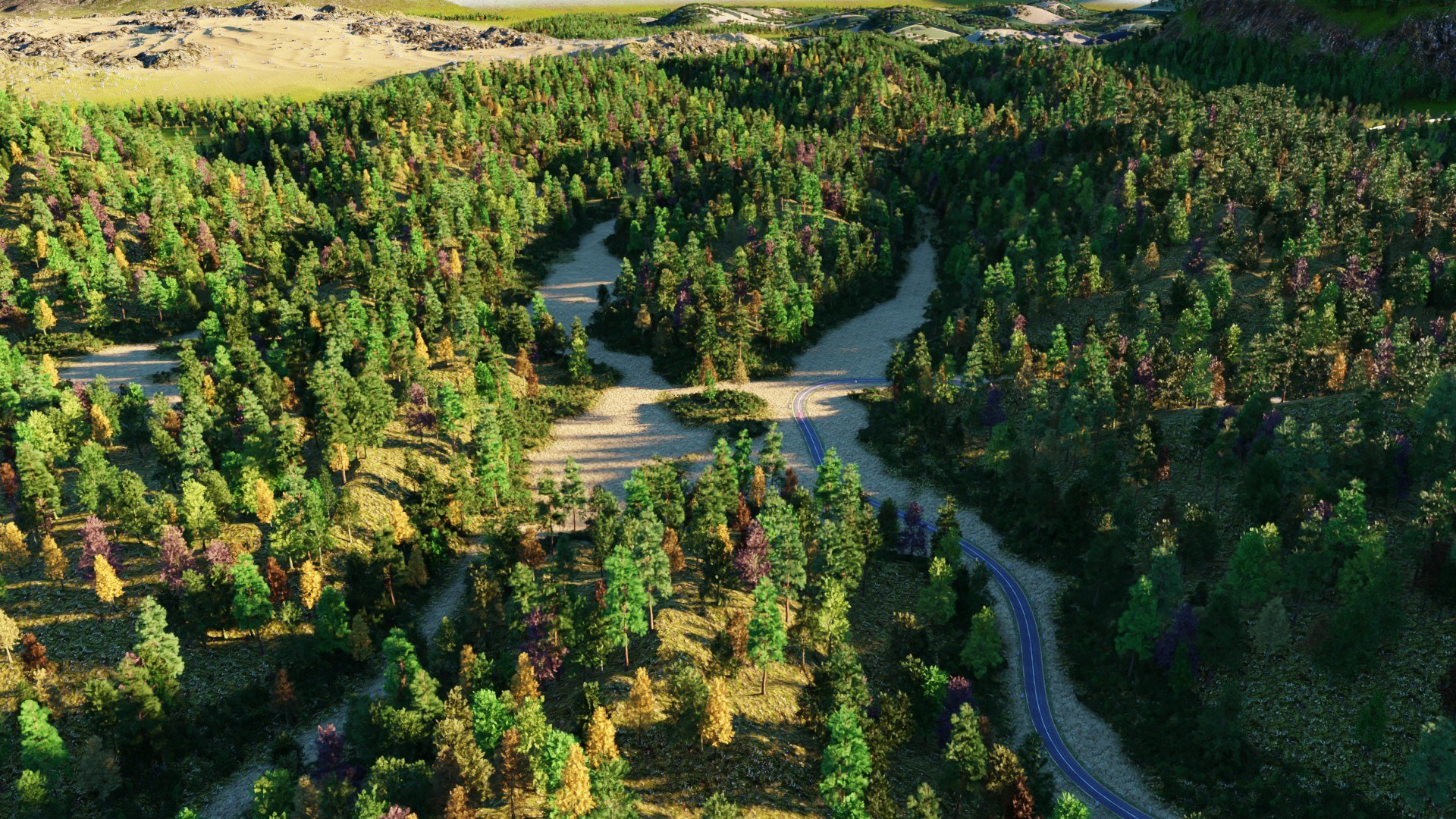 Four Biomes 3D - TurboSquid 1968810