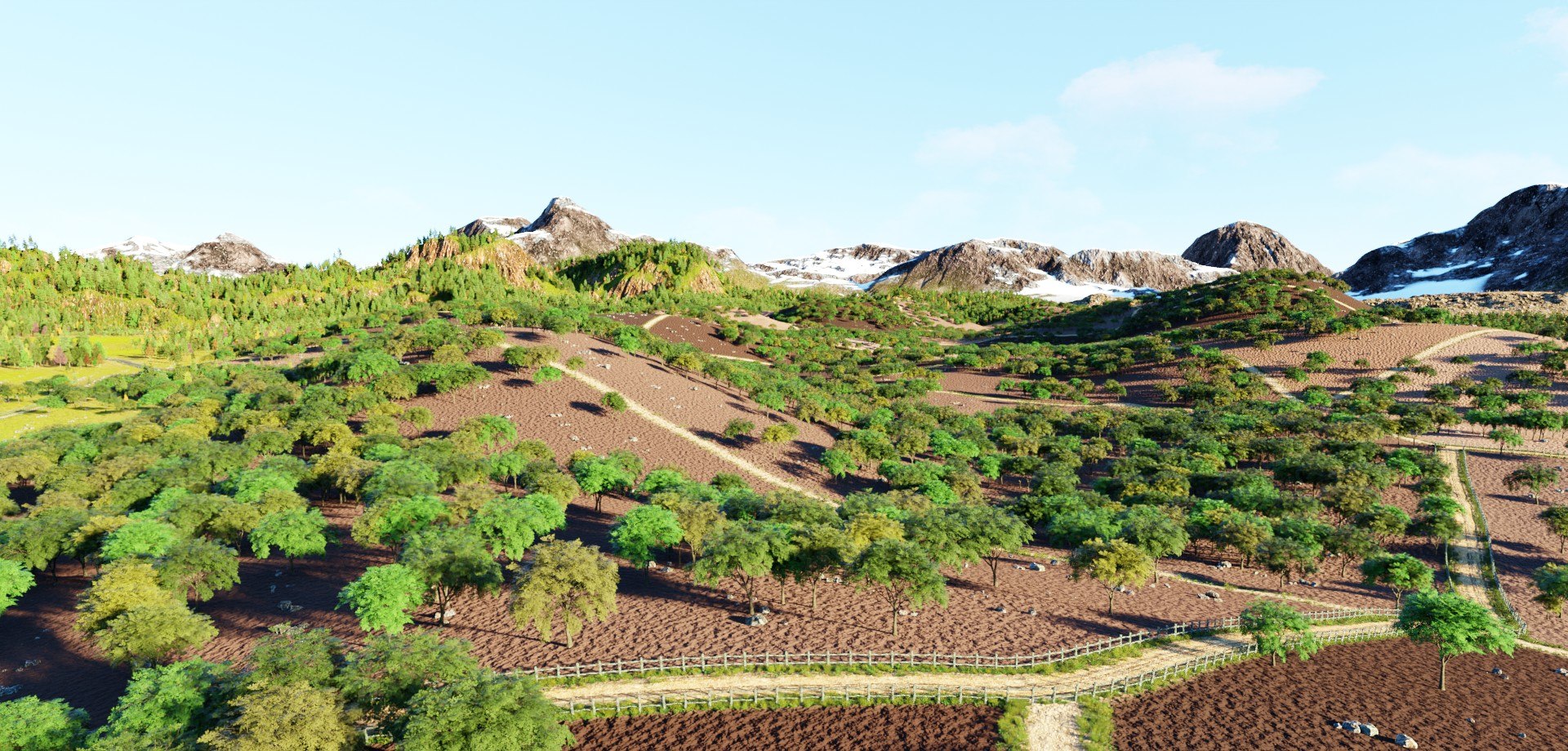 Four Biomes 3D - TurboSquid 1968810