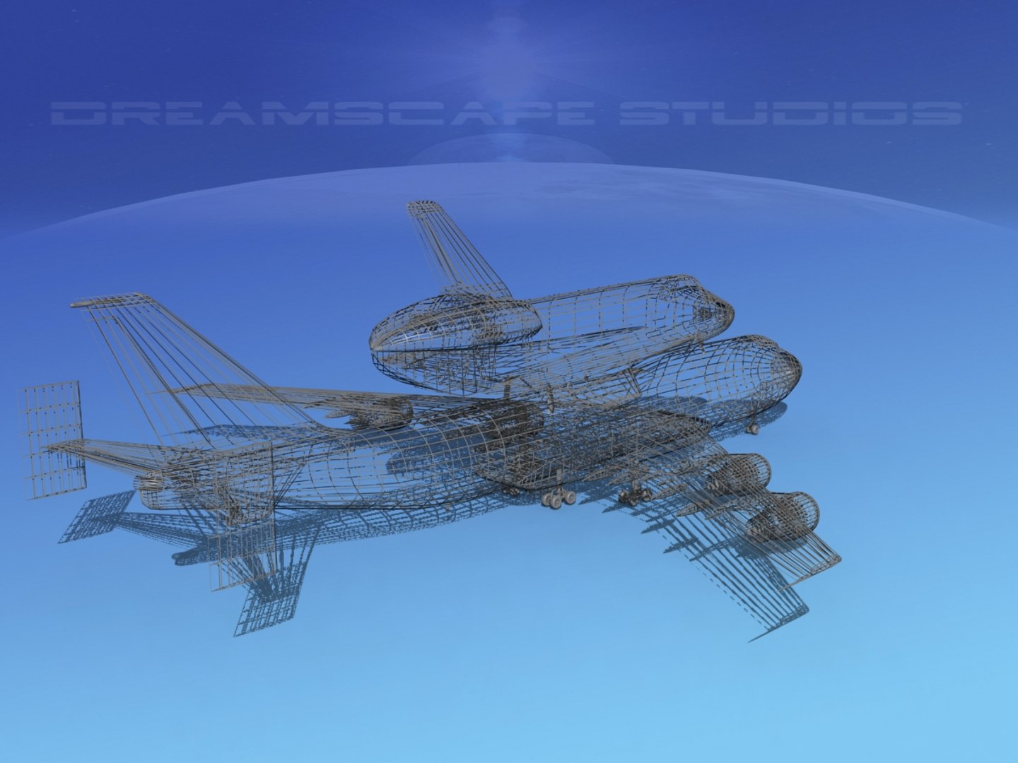 Transport Space Shuttle Dxf