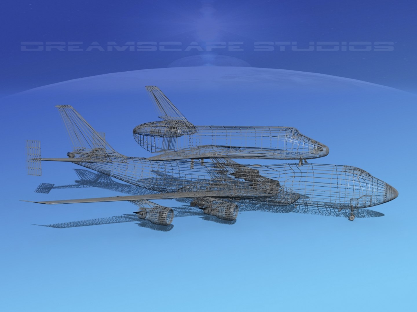 Transport Space Shuttle Dxf